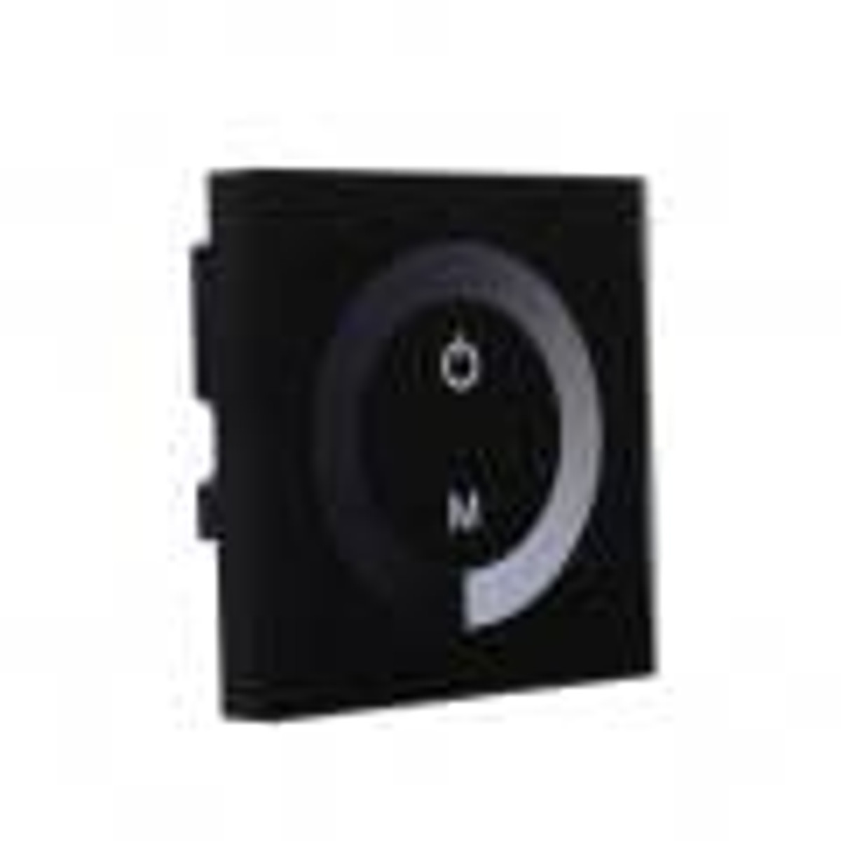 Wall Light, Single Color Touch Panel Dimmer Wall Switch Controller LED Light Strip DC 12V-24V (Black)