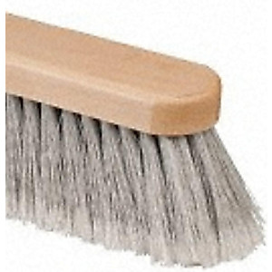 PRO SOURCE Fine-Sweep Push Broom Head with Threaded Wood Block: 24 inch Wide