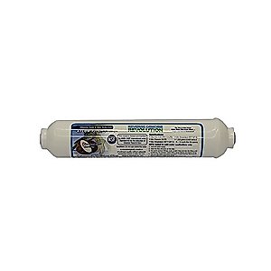 In-Line GAC Coconut Carbon Filter, 2"x10"