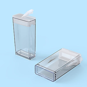 ARSUNOVO 64 Solts Seed Storage Box with 112Pcs Label Sticker and a Tweezers,Diamond Painting Organizer,Portable Bead Storage,Seed Organizer Use for Flower Seeds,Vegetable Seeds.