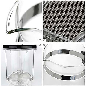 ICYMI TODAY GOOD TO GREAT One Button Filtering Borosilicate Glass Tea Infuser/Coffee Maker With Detachable Infuser (Capacity: 16.9 Fl.Oz)