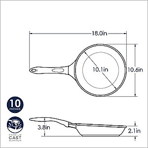 Nordic Ware Pro Cast 10 Inch Saute Skillet