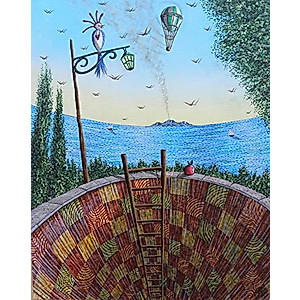 Joseph KALIHER (Texas 1970) INCOMPREHENSIBLE AWARENESS OIL on CANVAS cm 50x40