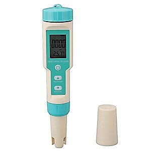 Hyuduo Water Quality Meter ORP PH TDS Temp EC Salinity SG 7 in 1 0 to10000ppm Accurate Digital Water Testing Pen for Drinking Water Aquariums