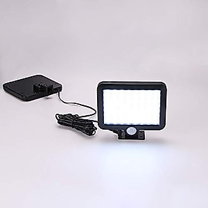 AOZBZ Solar Power Wall Light, Outdoor Motion Sensor Light 56 LEDs Securtiy Night Light Separable Solar Panel Light for Patio Yard Deck Garage Driveway Porch Fence