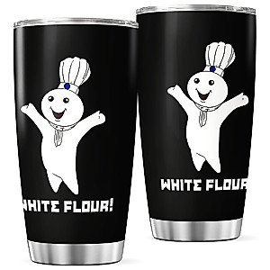 Tumbler Pillsbury Tea Doughboy Iced Office Coffee 20 30 Oz Hot Stainless Travel Steel Insulated