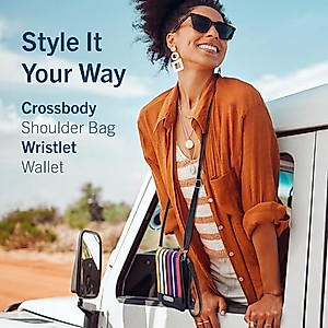 Nautica Women's Crossbody Cellphone Purse, Ribbon Stripe