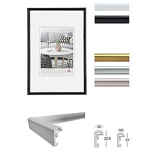 Walther Design KW070H Galeria Picture Frame, 19.75 x 27.50 inch (50 x 70 cm), White