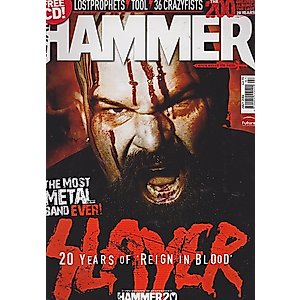 METAL HAMMER Magazine July 2006 # 154 Tool Slayer Trivium Aiden Gary Numan Anthrax Fear Factory HIM My Chemical Romance LostProphets 36 Crazyfists (Metal Hammer Magazine)