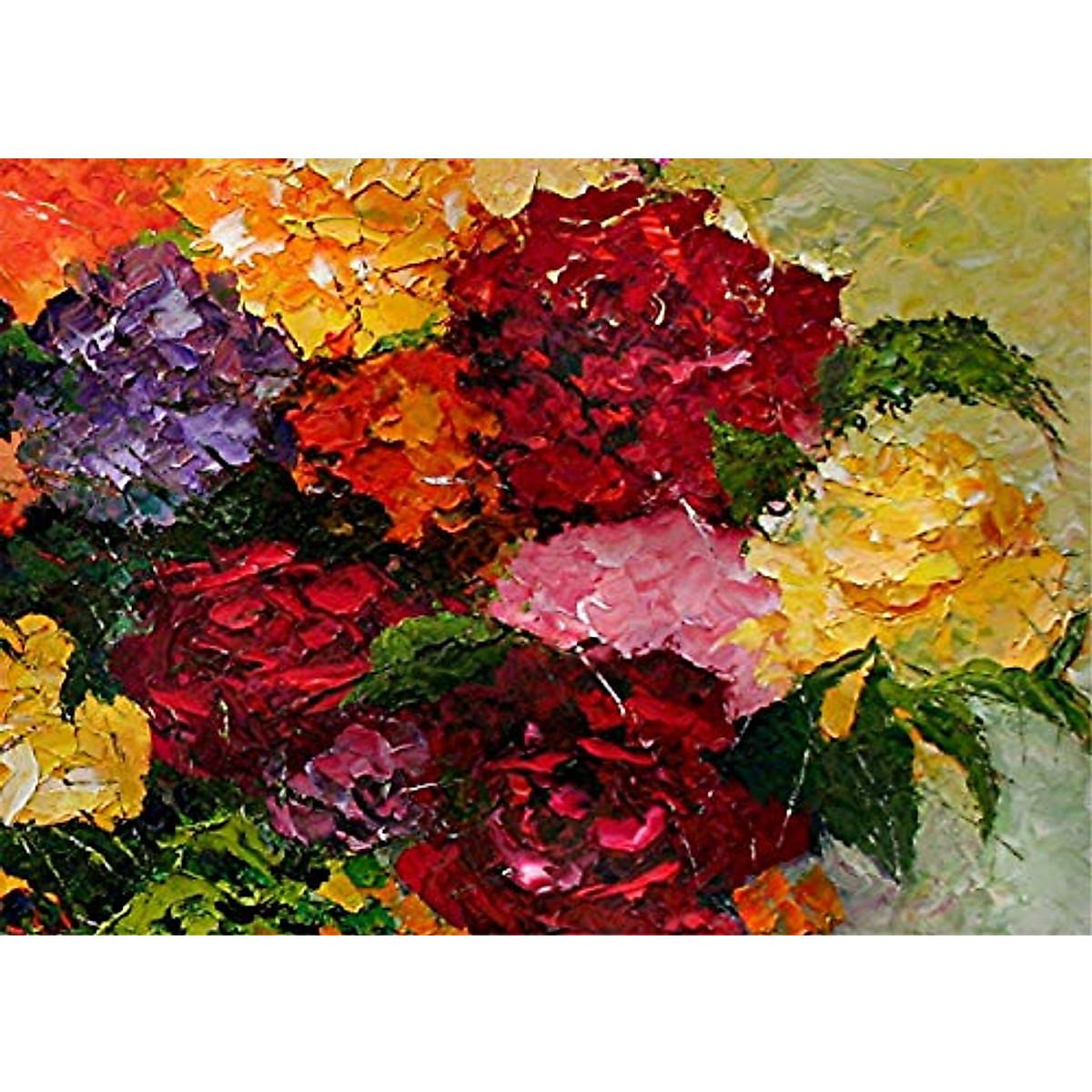 SOLD Abundance of Love, Still Life Rose Flowers By Internationally Renown Artist Andre Dluhos