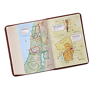 Personalized Bible Small Compact KJV Holy Bible Compact LuxLeather Brown King James Version Bible Custom Made Gift for Baptism Christenings Birthdays Celebrations Holidays