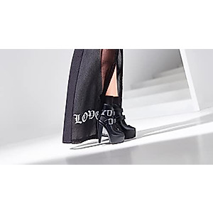 Barbie Tribute Collection Vera Wang Doll, Wearing Black Romper and Chiffon Dress, with Doll Stand & Certificate of Authenticity, Gift for Collectors