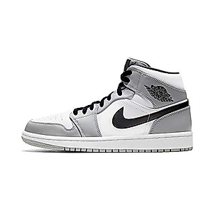 Jordan Mens Air 1 Mid 554724 092 Light Smoke Grey - Size 10
