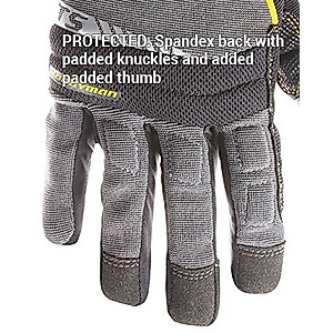 Custom Leathercraft125XL Handyman Flex Grip Work Gloves XL , Assorted