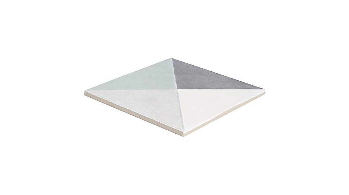 Anya Sage Diamond Square 9" Porcelain Tile Sample