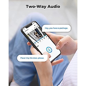 REOLINK Wireless Outdoor Security Camera, No Hub Needed, 1080P HD, Wire-Free Rechargeable Battery Powered, Home Surveillance with 2.4GHz WiFi, Local Storage, 2-Way Talk, Argus Eco 2 Pack