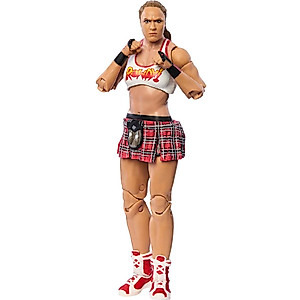 Mattel WWE Ronda Rousey Top Picks Elite Collection Action Figure, Articulation & Life-Like Detail, Interchangeable Accessories, 6-inch