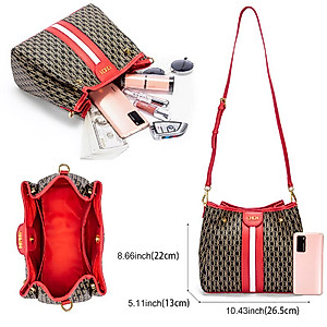 MWTS CHCH Ladies Shoulder Bag Ladies Large Designer Hobo Bag Vintage Crossbody Bag