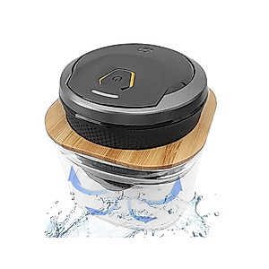 FitSand Bamboo Shaver Rinse Stand Compatible for Microtouch Titanium Head Shaver