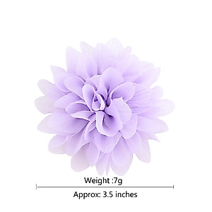 30pcs Baby Girls Alligator Hair Clips Chiffon Flower Hair Barrettes Accessories for Kids Toddler Teens