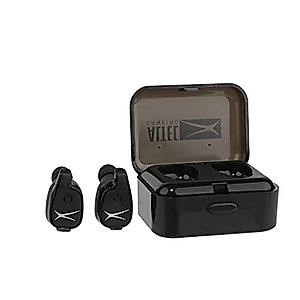 Altec Lansing MZX635 True Wireless Earbuds, True Connect Truly Wireless Headphones, Includes Portable Pocket-Sized Charging Case, IPX4 Waterproof Rating, Black