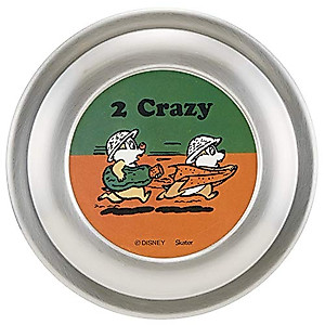 Skater STLBD6-A Stainless Steel Lunch Box, 18.4 fl oz (550 ml), Disney Chip & Dale