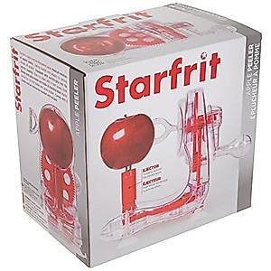 Starfrit Apple Peeler, Red