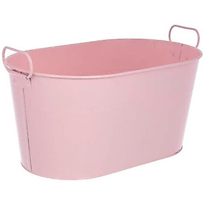 Bunny Easter Basket With Name - Custom Bucket for Kids - Pail for Egg Gathering - Personalized Bin