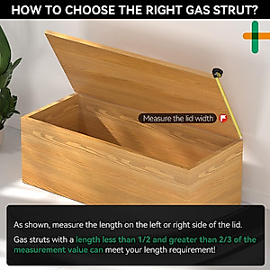 HUOPO 28 inch 200lb/890N Gas Strut Shock 28" Lift Support for Tonneau Cover Snowmobile Trailer Roof Top Cap Lid Queen Murphy Bed Hatch Boat Heavy Steel Door Custom Window Lift, 2pcs