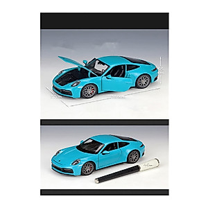 1:24 for Porsche 911 Carrera 4S Alloy Sports Car Model Diecast Metal Toy Vehicles Car Model Childrens Toy Gift Model Cars (Color : Yellow)
