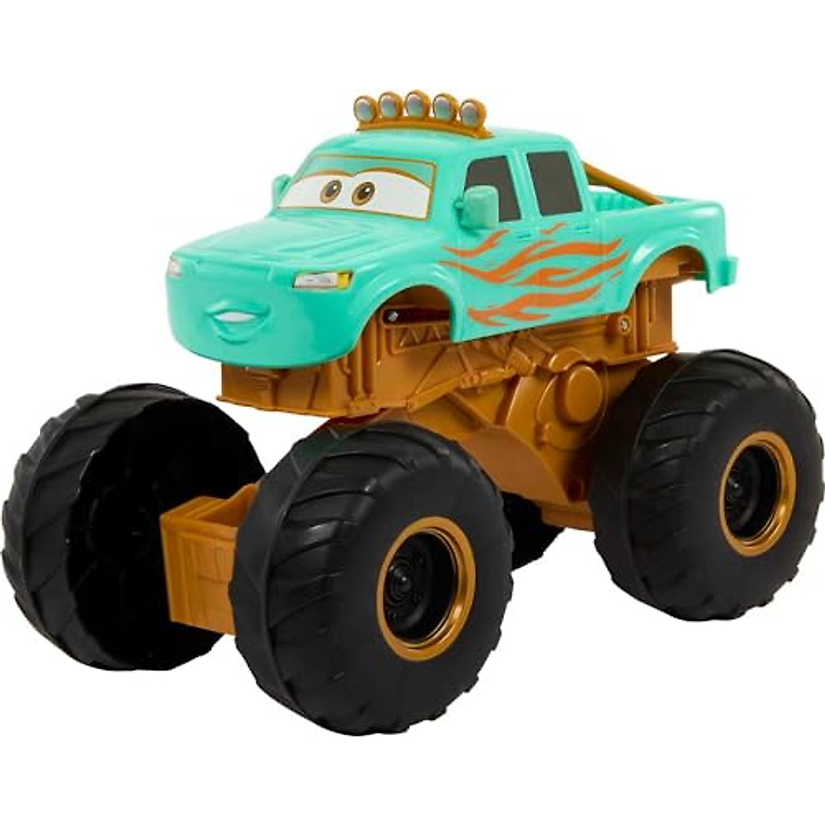 Mattel Disney and Pixar Cars On The Road Toys, Circus Stunt Ivy Vehicle, Jumping Monster Truck Inspired by Mattel Disney+ Show