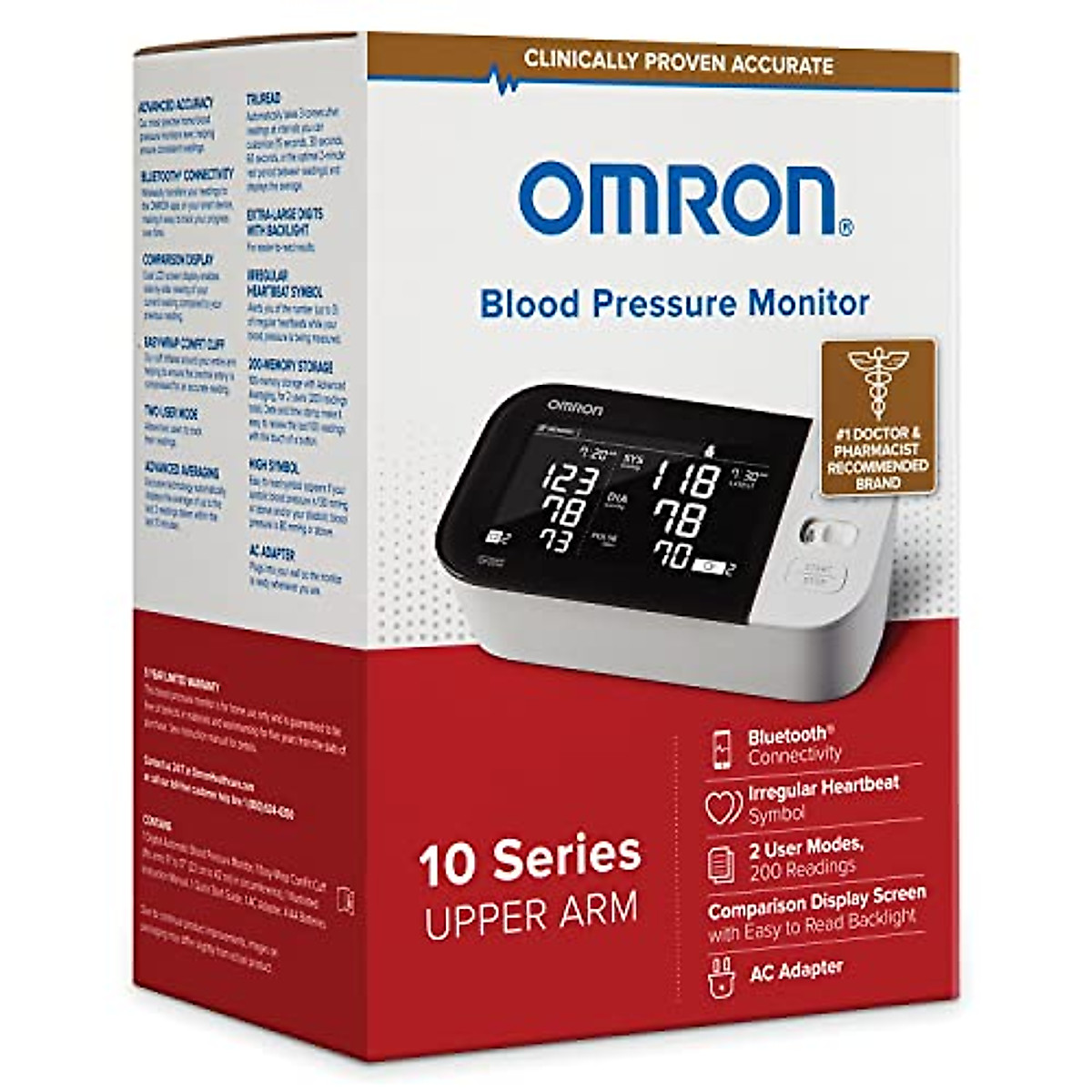 Omron 10 Series Wireless Upper Arm Blood Pressure Monitor