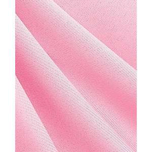 Zshujun 1950's Women's Vintage Stretchy Work Casual Bodycon Sheath Pencil Dress 1189 (Pink, XL)