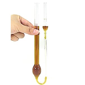 1831 Ostwald Single Ball Viscometer Glass Capillary Viscosity Meter (0.5mm)