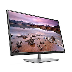 HP FHD IPS Monitor with Tilt Adjustment and Anti-Glare Panel- 32-Inch, Black/Silver