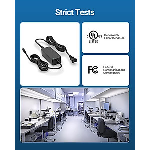 UL Listed 65W AC Charger Fit for Dell Latitude 3520 3420 3320 P108F001 P144G001 P146G001 Laptop Power Adapter Supply Cord