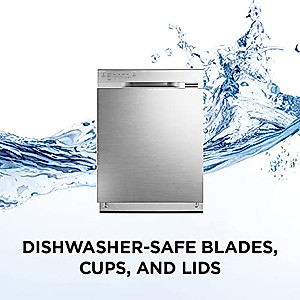 Ninja Nutri Pro Compact Personal Blender, with 18 Oz. and 24 Oz. To Go Cups, in a Black and Silver Finish