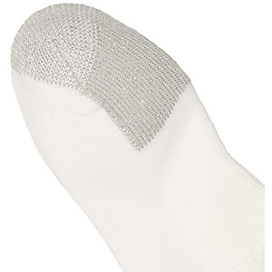 thorlos womens Tc Max Cushion Cuff tennis socks, White, Medium US