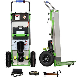 ROOMEDAL Electric Stair Climbing Hand Trucks Dolly Cart for Moving, 880lb Max Load Heavy Duty, 1200W Motor Powered Stair Climber Dolly Cart with Folding Handle, for Furniture Family Warehouse