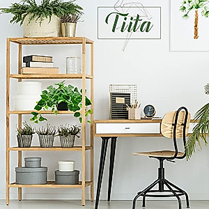 Tiita Fake Plants Artificial Scindapsus Aureus in Pots, Realistic Fake Greenery Potted Plants for Home Office Desk Window Sill Bathroom Bedroom Outdoor Indoor