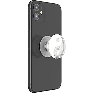 PopSockets Plant-Based Phone Grip with Expanding Kickstand, Eco-Friendly PopSockets for Phone -Translucent Yin and Yang