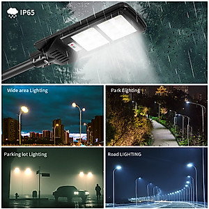 Bestsen 200W Solar Street Lights Outdoor Lamp, 288 LED 10000 Lumen, Light Control, IP65 Waterproof Dusk to Dawn Security Led Flood Light for Yard, Garden, Street, Basketball Court(2 Pack)