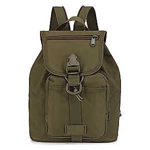Mochila Military Cool Mochila Military Cool Mini Army Green Backpack Water Resistant Backpack for Mens Bookbags 10L
