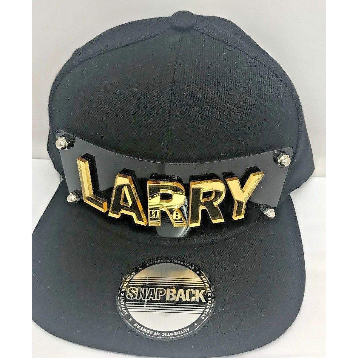 Personalized Custom Snapback Hat Six Panel Flat Bill Snap Back Hat Cap with Laser Cut Graffiti Letters, Custom Made to Order, Comfortable and Unique, Great Gift, an Exclusive Creation