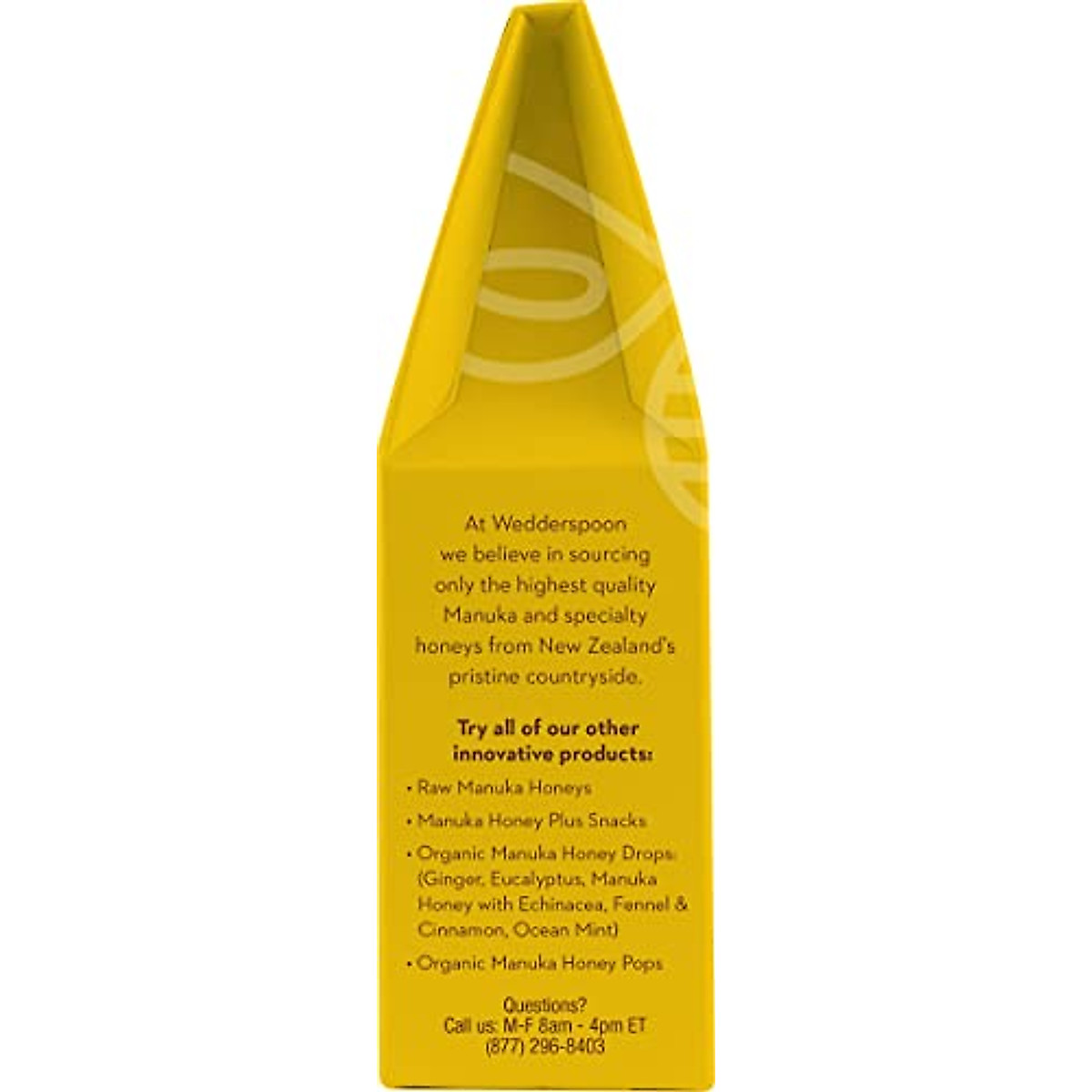 Wedderspoon Organic Manuka Honey Drops, Lemon & Bee Propolis, 20 Count (Pack of 1) | Genuine New Zealand Honey | Perfect Remedy For Dry Throats