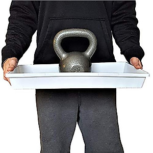 Bootstrap Farmer 1020 Trays White Extra Strength - 5 Pack No Hole - Seed Starter Flats for Fodder, Microgreen, Seedling Propagation Growing