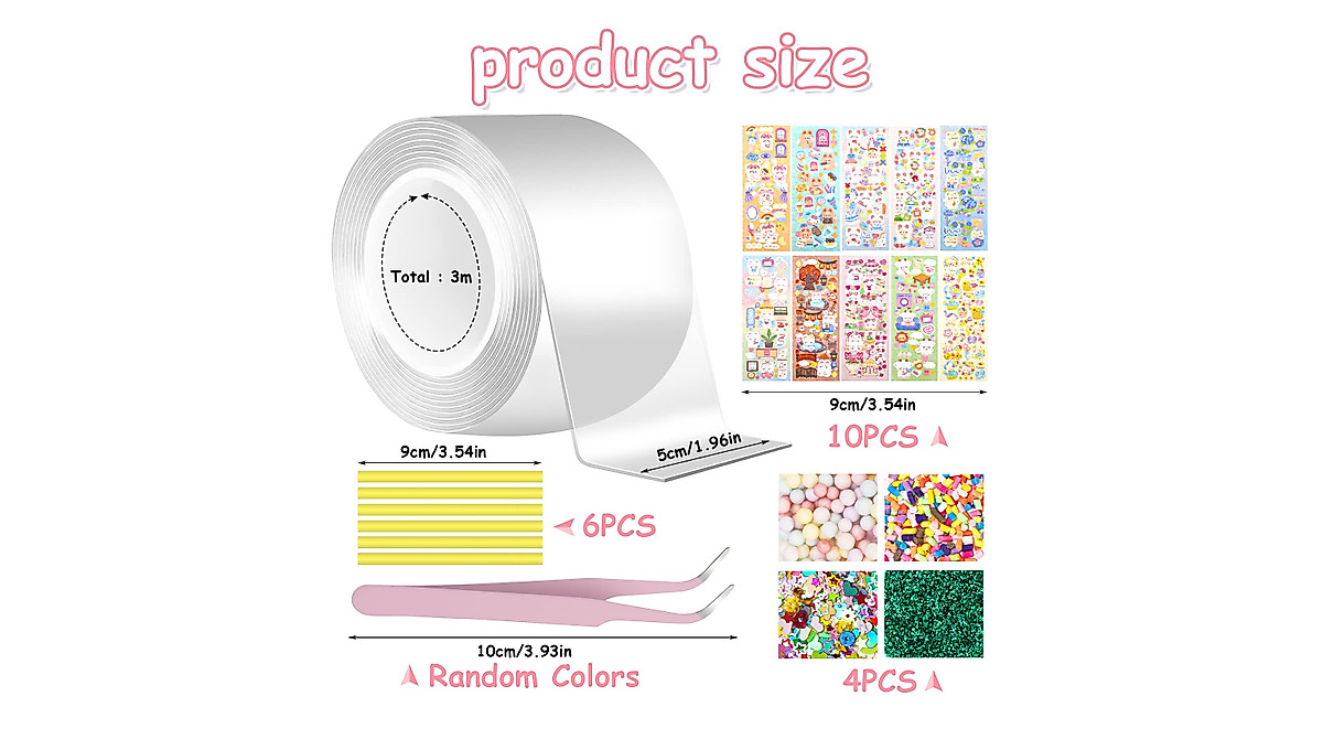 Nano Tape Bubbles Kit - Fun DIY Craft for All Ages