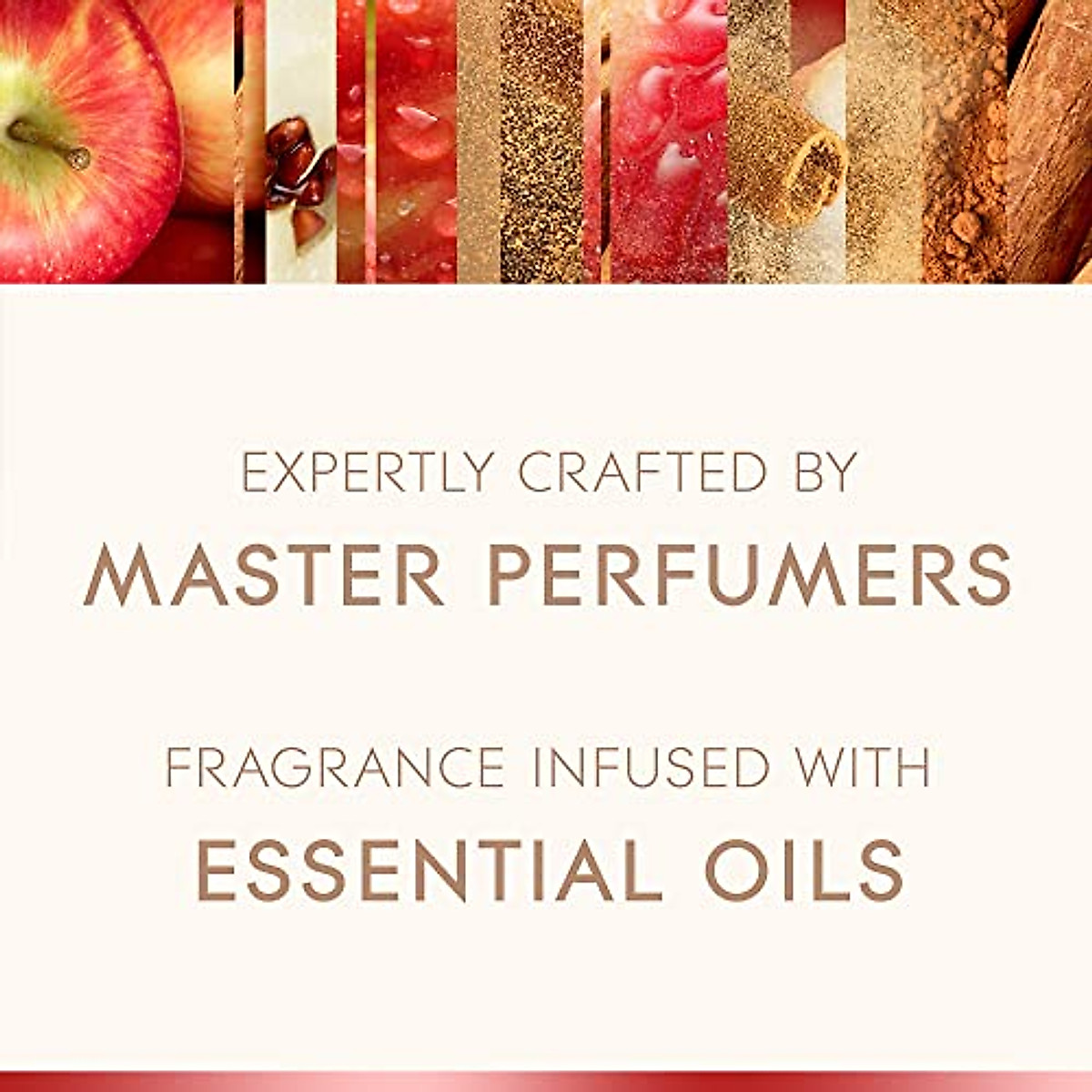 Glade Candle Jar, Large Candle Infused with Essential Oils, Air Freshener for Home Decor, Autumn Apple Tree, 16oz