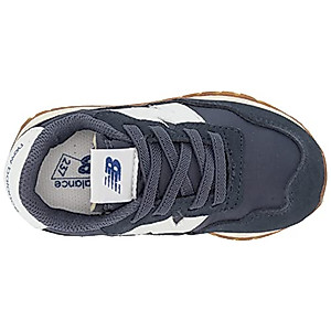New Balance Kids 237 Bungee Sneaker, NATURAL INDIGO/MOONBEAM, 9 M Toddler (1-4 Years)