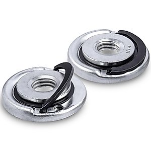 Yakamoz 2Pcs Quick Release Angle Grinder Locking Nuts M14 Angle Grinder Flange Nut Replacment Lock Nuts for Angle Grinder with M14 Spindle